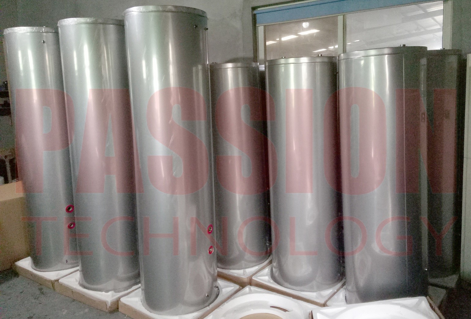 150 لتر الفولاذ المقاوم للصدأ خزان المياه 300 لتر تكاملية سخان المياه ...